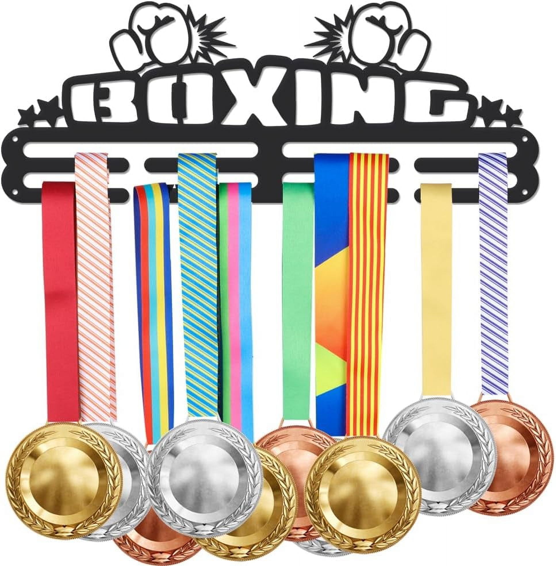 Boxing Medal Holder Medal Hooks Sports Medal Hanger Hanging Awards Bars Iron Walls Holder Awards ...