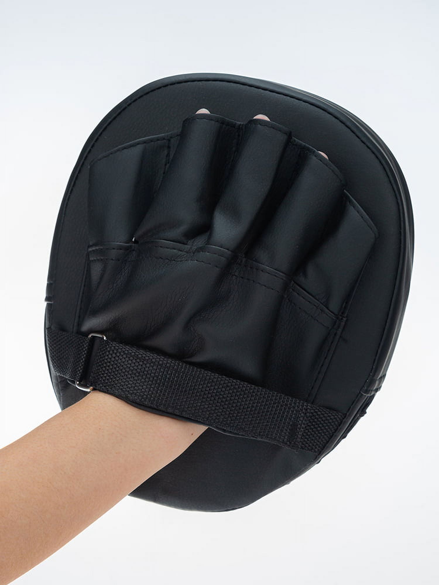 Boxing Punching Mitt,Mitt Pu Curved Pad Muay Pu Leather Thick Hand Pads ...