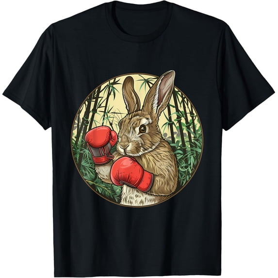 Boxing Rabbit Boxing Gloves Kickboxing Boxer Bunny T-Shirt - Walmart.com