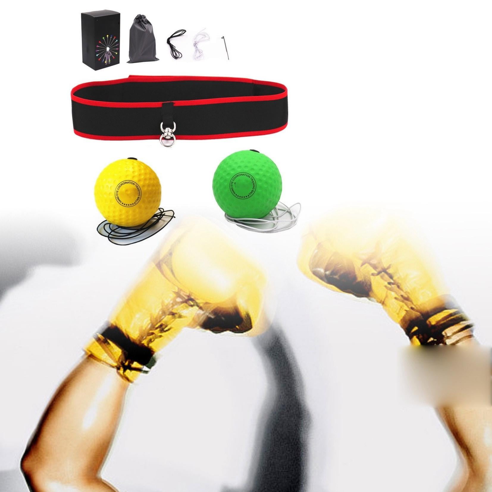 Boxing Reaction Headband with Adjustable PU Foam & Rubber Pads, Sports ...