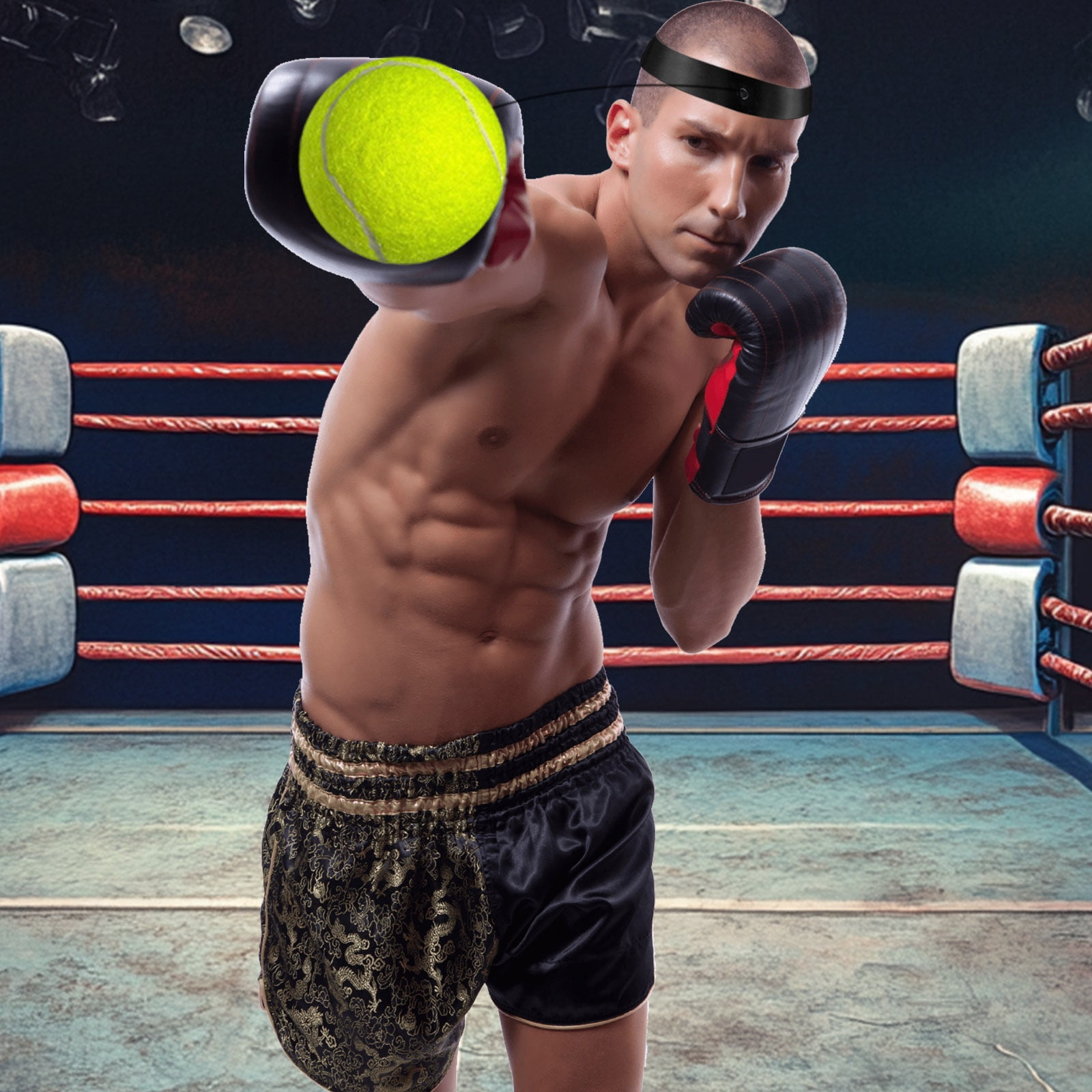 Boxing Reflex Ball For Adults, Sports Reaction Balls,Speed Flex,Boxing ...