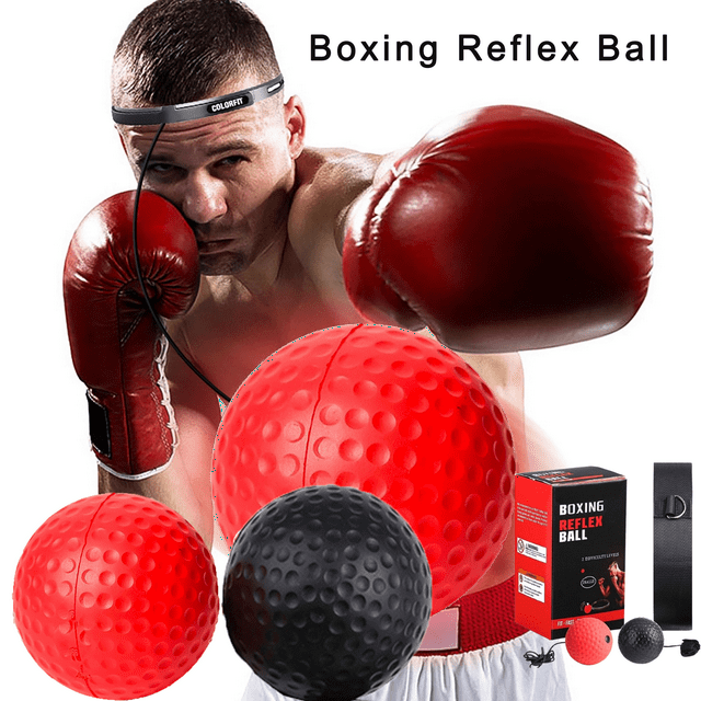 Boxing Reflex Ball Set of 2 Improve Speed, Hand-Eye Coordination ...