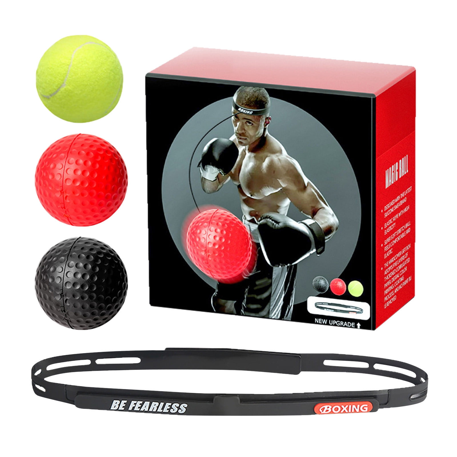 Boxing Reflex Ball with 1 Adjustable Headband – Improve Agility ...