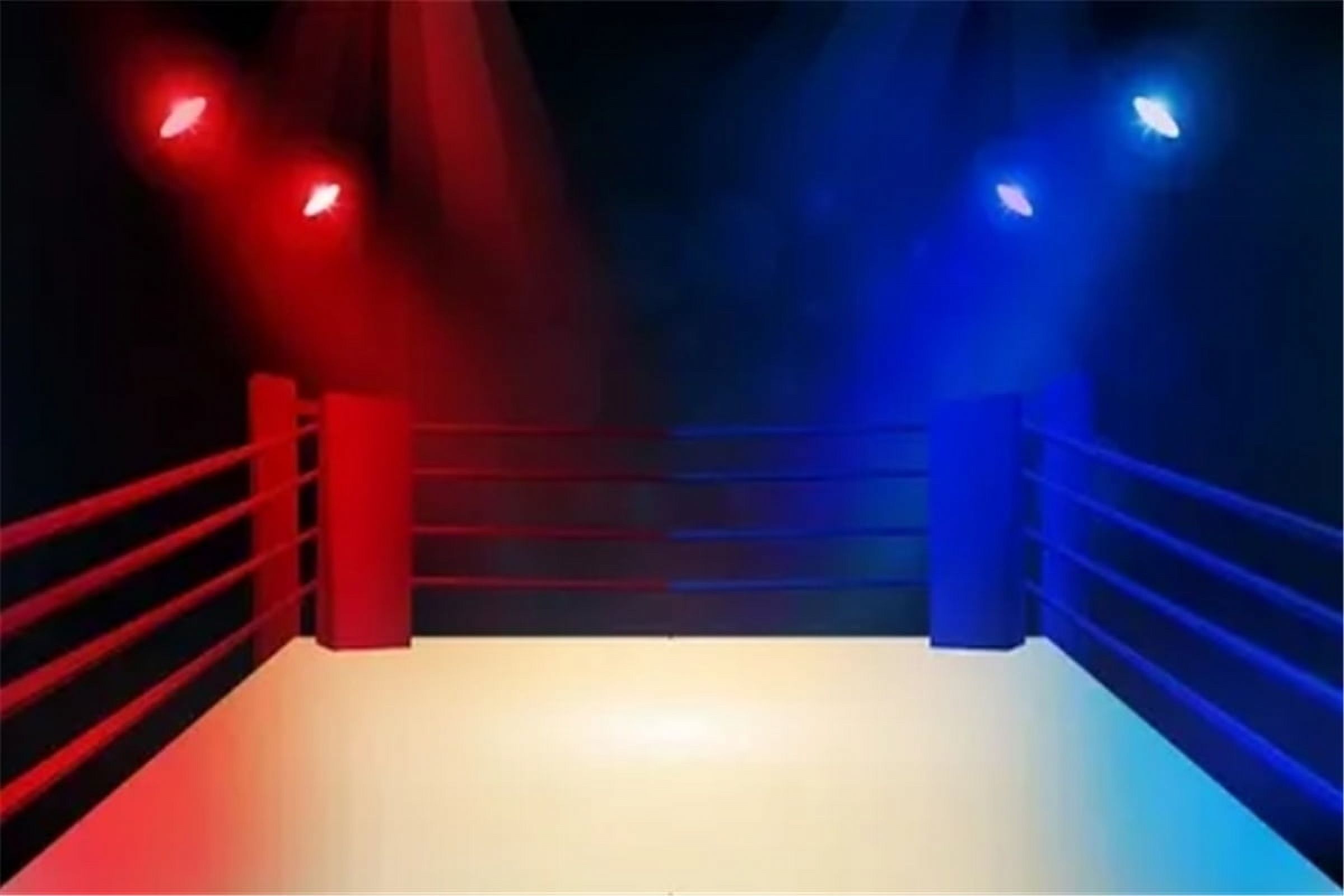 Boxing Ring Photography Backdrop Match Stage Spotlights Interior ...