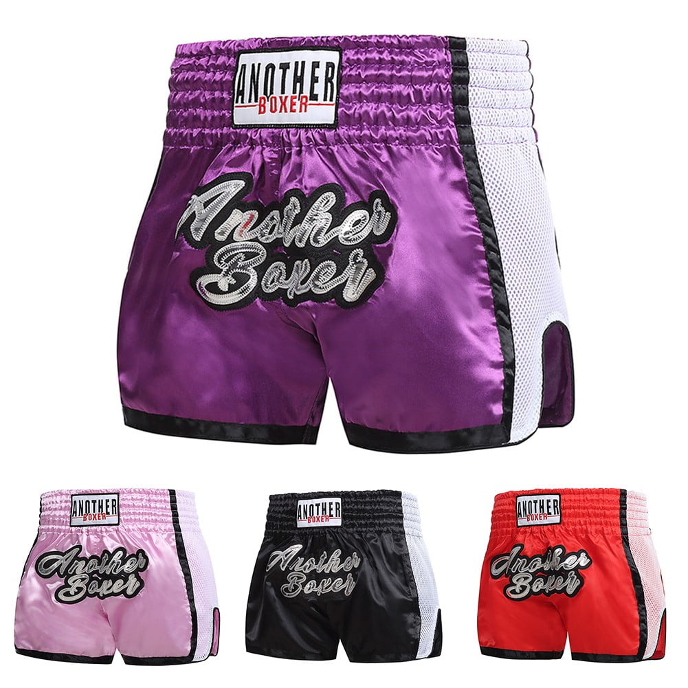 Boxing Shorts Women Men's Muay Thai Shorts Classic Martial Arts MMA ...