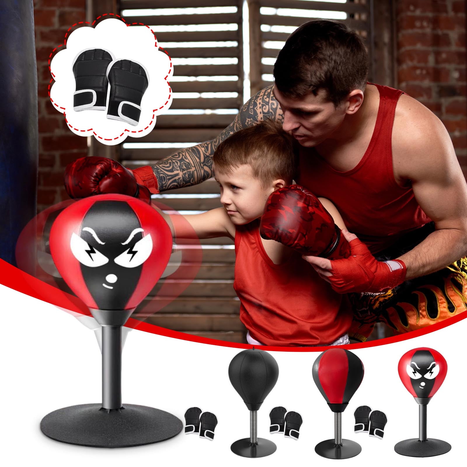 Boxing Speed Reactions Targets, Topview Design, Portable & Lightweight ...