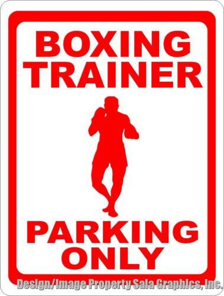 Boxing Trainer Parking Sign - Walmart.com