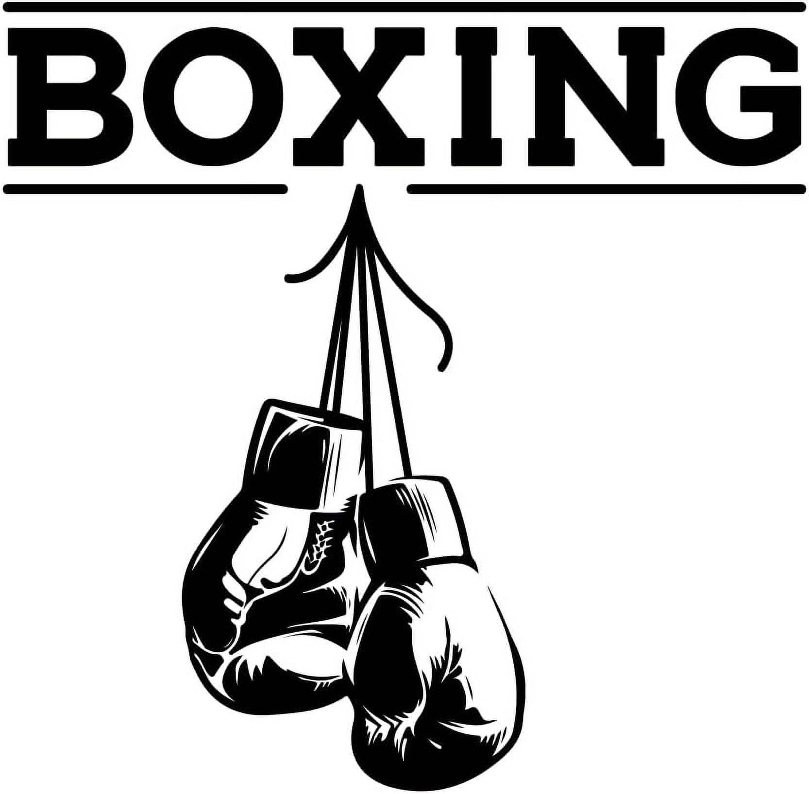 Boxing Wall Stickers Boxing Gloves Wall Decal Gym Wall Sticker Vinyl ...