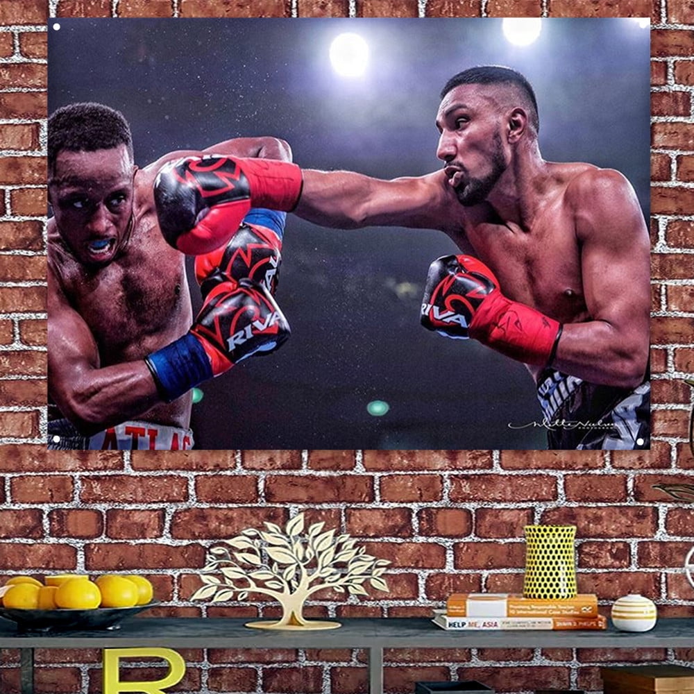 Boxing arena scene - Motivational Quotes Gym Posters - Classroom Office ...