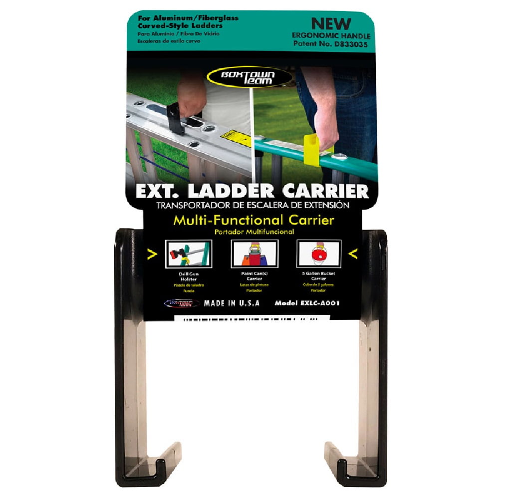 Boxtown Team EXLC-A001 Multi-Functional Ladder Carrier, Plastic ...