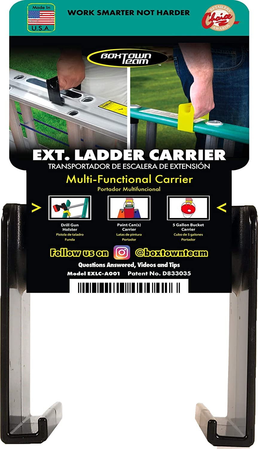 Boxtown Team Ladder Carrier EXT Black - Walmart.com