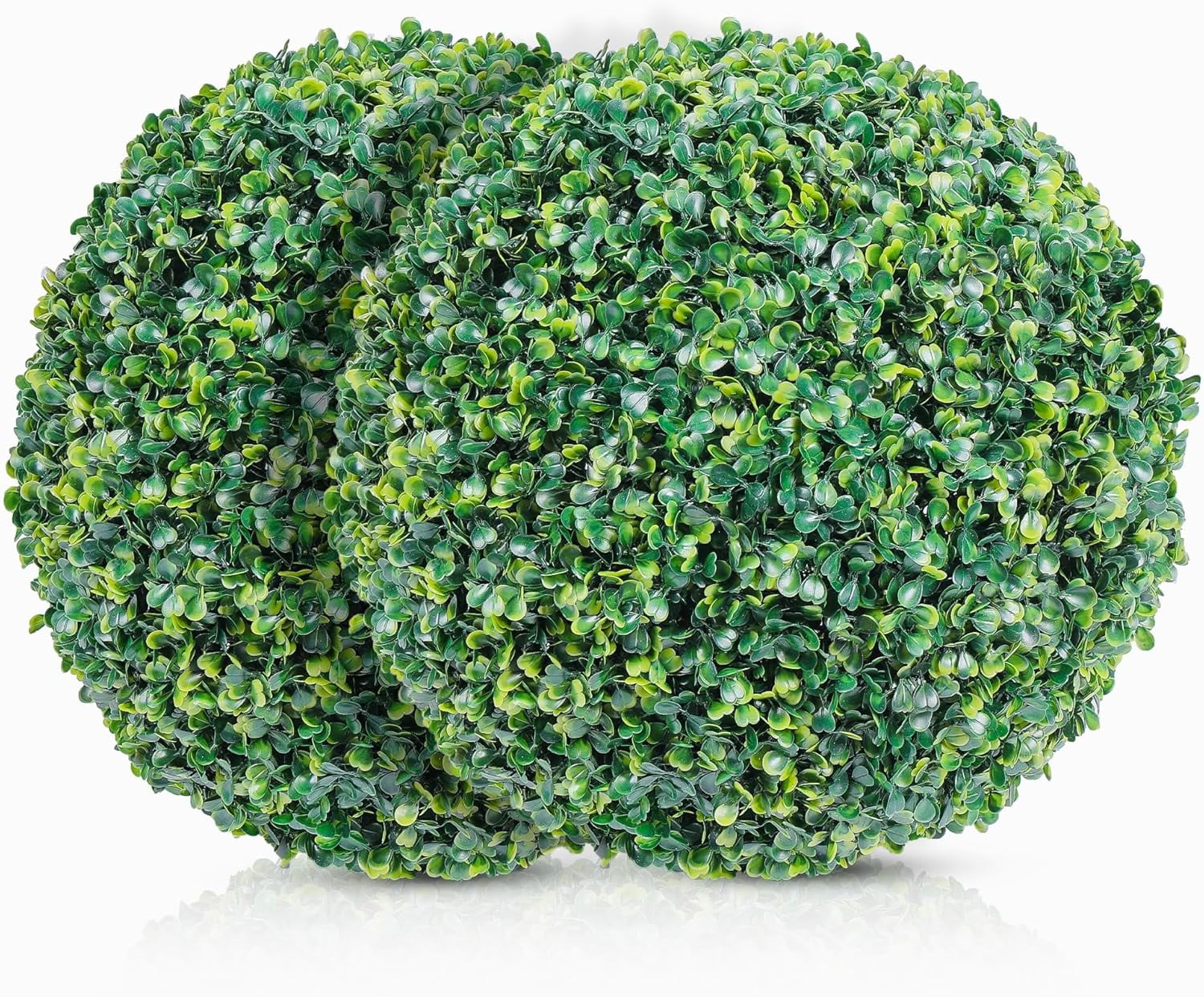 Boxwood Balls 2-Pack - Artificial Topiary for Outdoors or Indoors ...