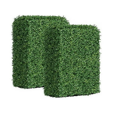 UltraHedge Privet Artificial Hedge 20" x 20" Panel, Medium Leaf 6 Pack ...