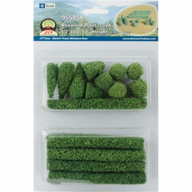 JTT Scenery Products Boxwood Plants Large 20 JTT95585 Train Scenery Non ...