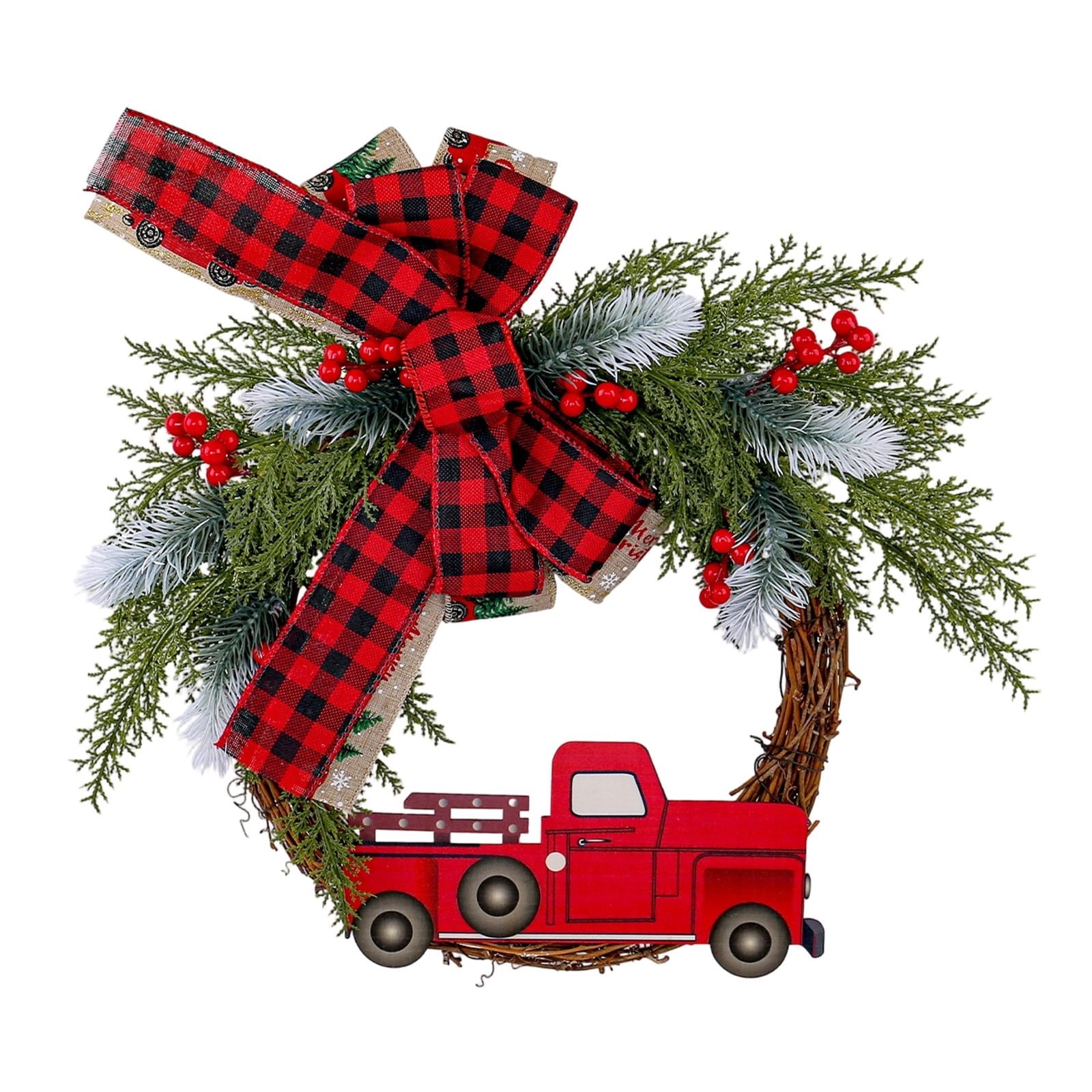 Boxwood Wreath For Front Door Year Round Indoor Outdoor Use With ...