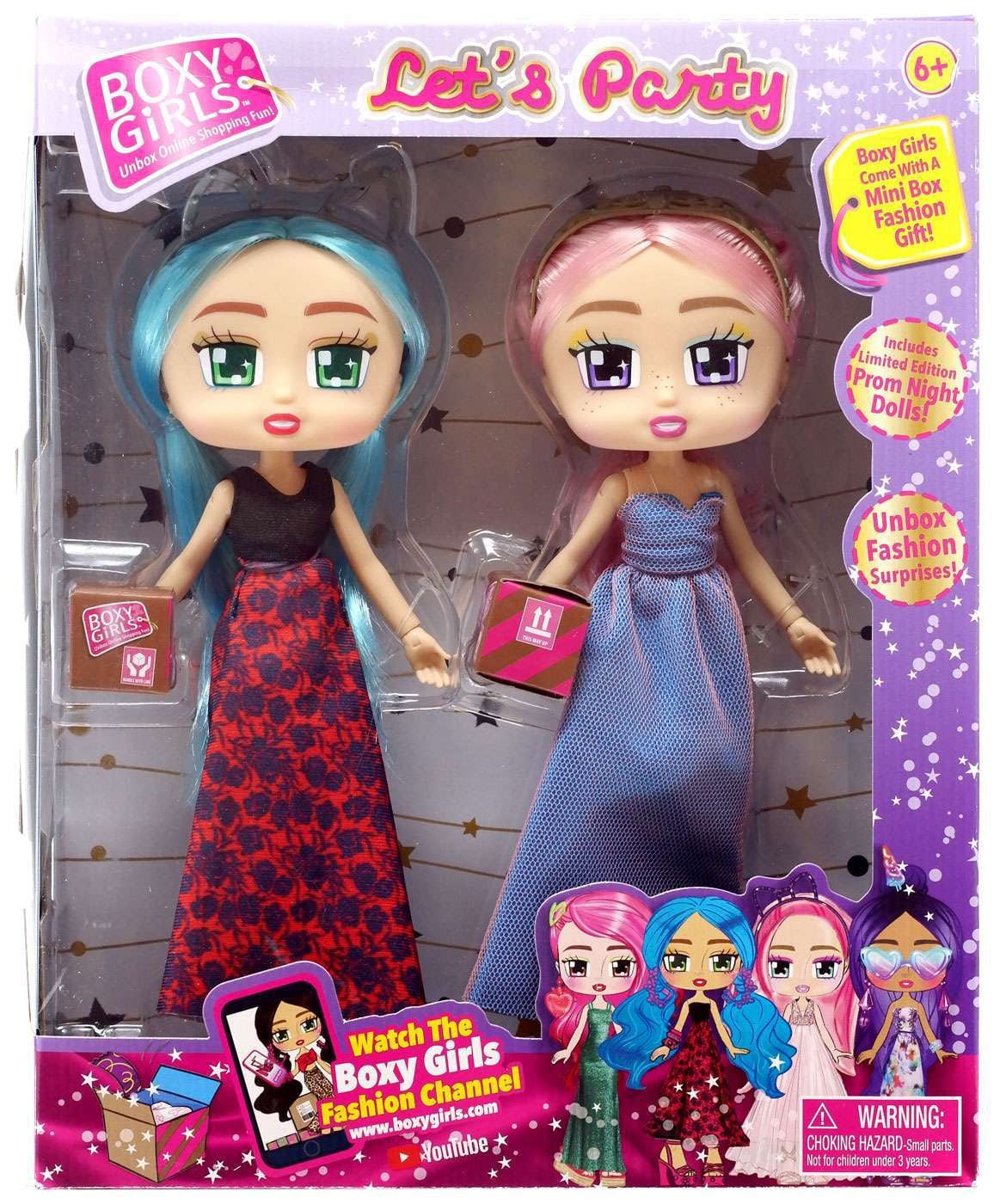 Boxy Girls Let's Party Khloe & Gabriella Doll 2-Pack - Walmart.com