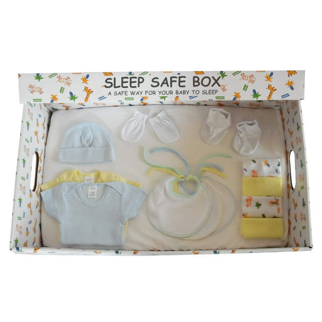 Boy 16 Piece Baby Starter Set Box - Walmart.com