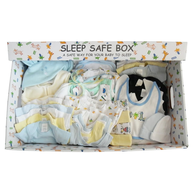 Boy 72 Piece Baby Starter Set Box - Walmart.com