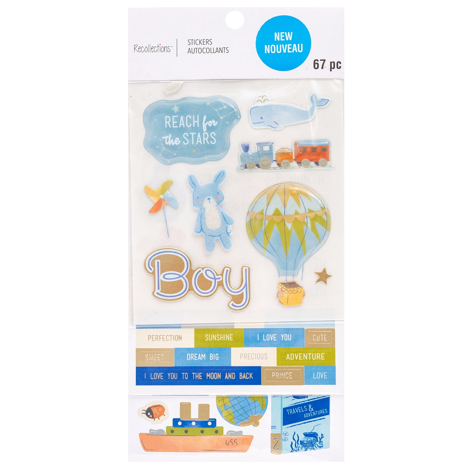Boy Adventure Baby Stickers by Recollections - Walmart.com