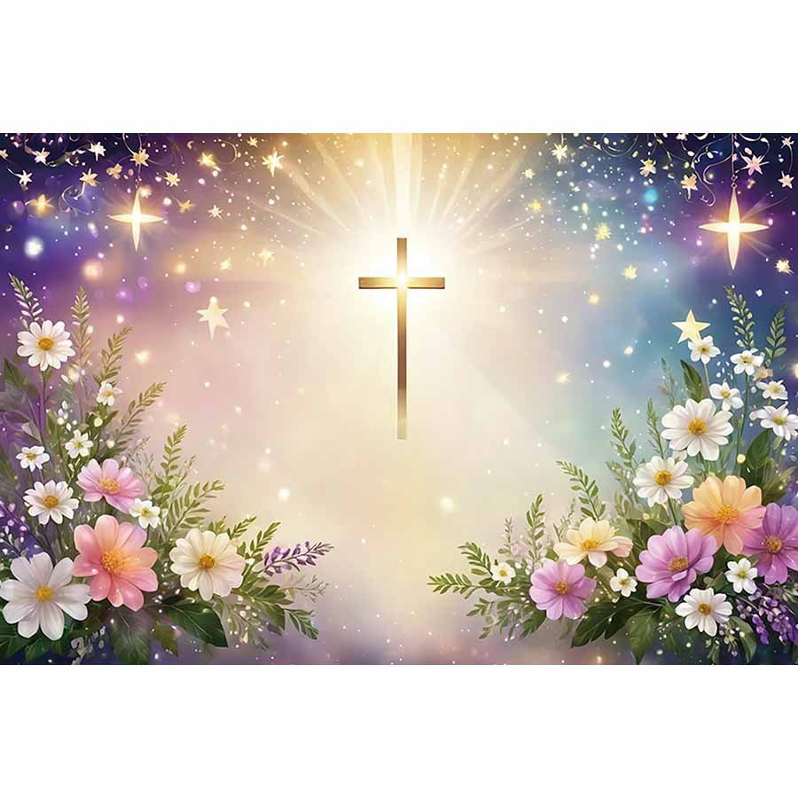 Boy Baptism Backdrop Girl Holy First Communion Background Child ...