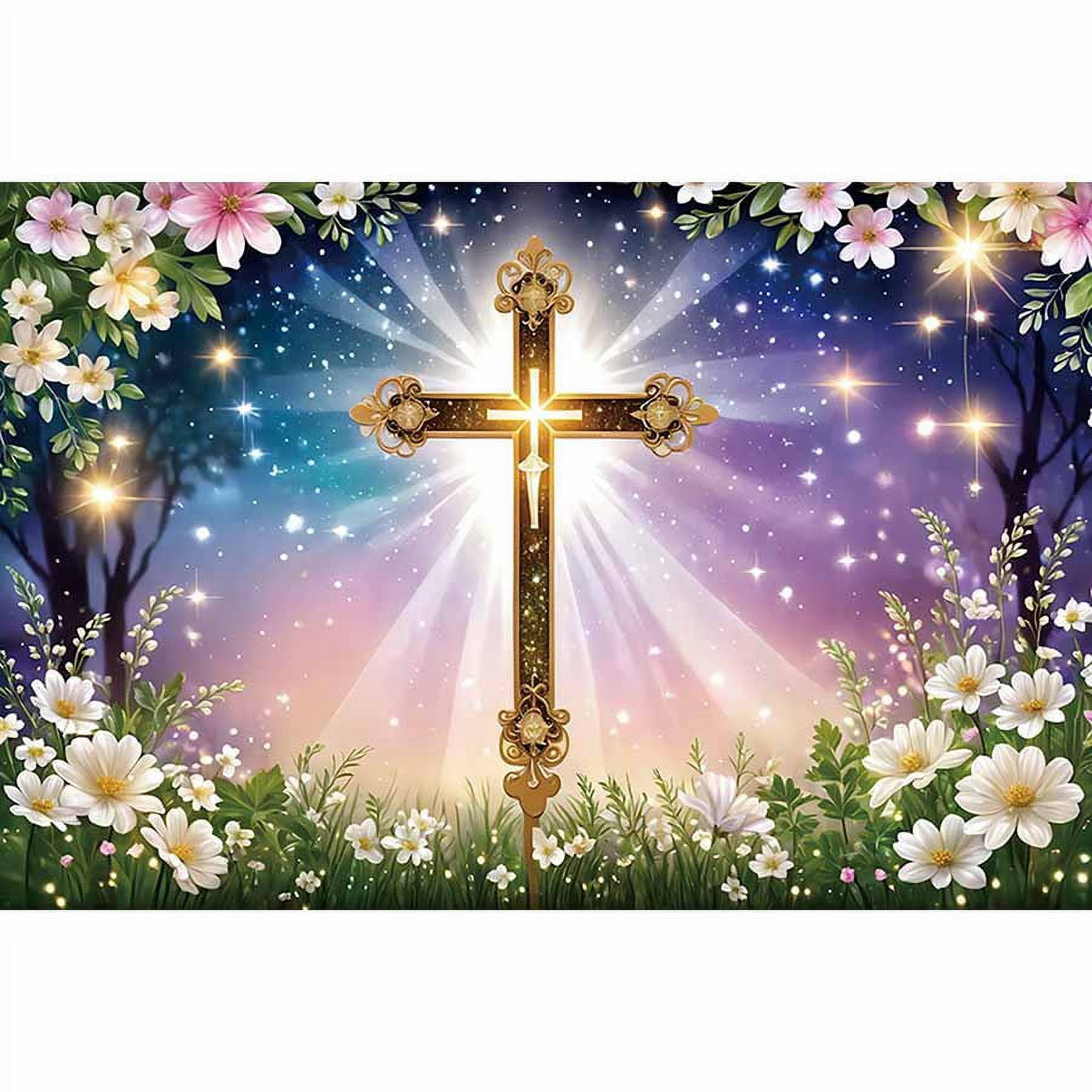 Boy Baptism Backdrop Girl Holy First Communion Background Child ...