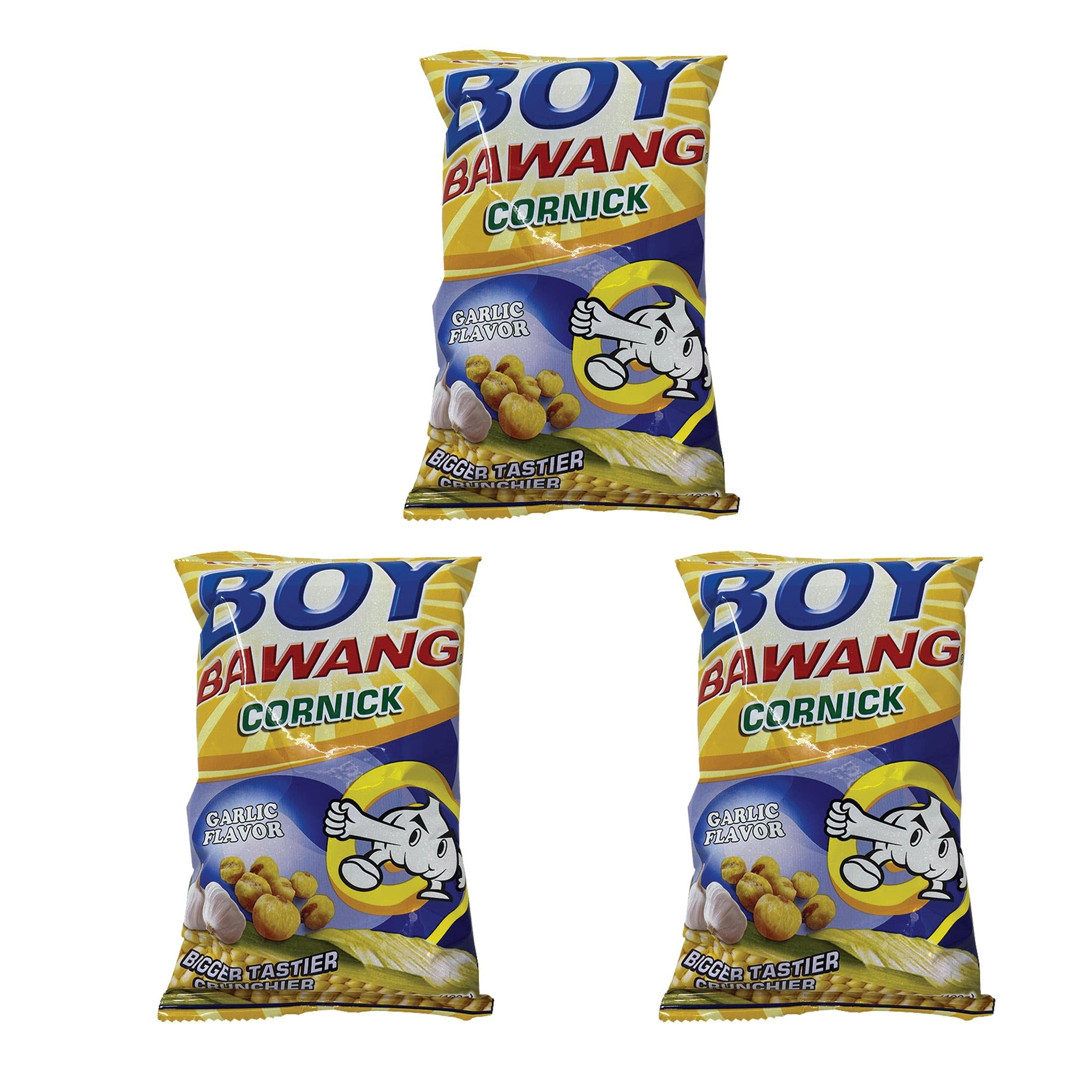 Boy Bawang Cornick, Garlic - Crispy Tasty & Gluten-Free Corn Nuts 3.54 ...