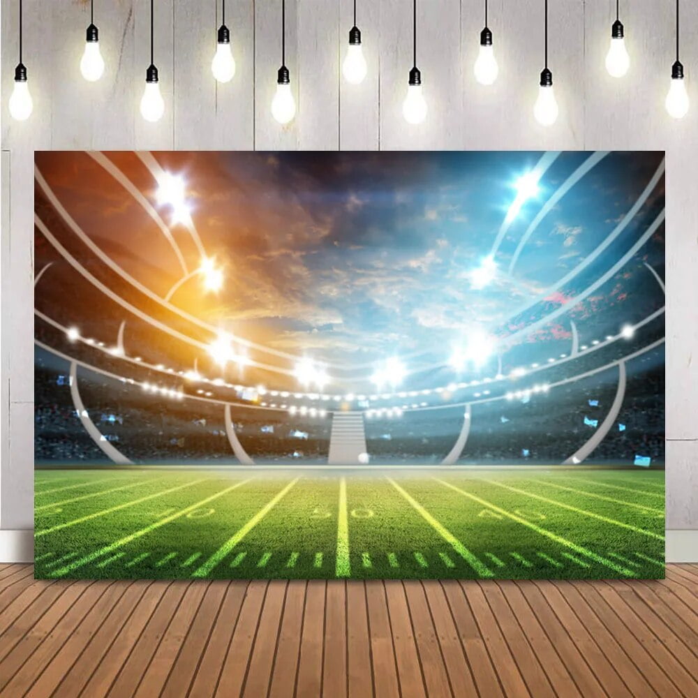 Boy Birthday Backdrop for Newbron Kid Portrait Customize Football ...
