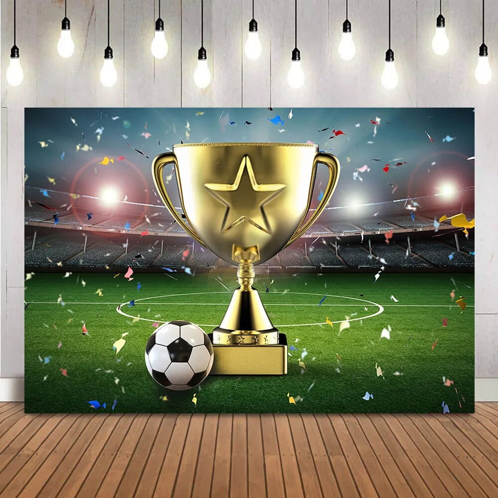 Boy Birthday Backdrop for Newbron Kid Portrait Customize Football ...