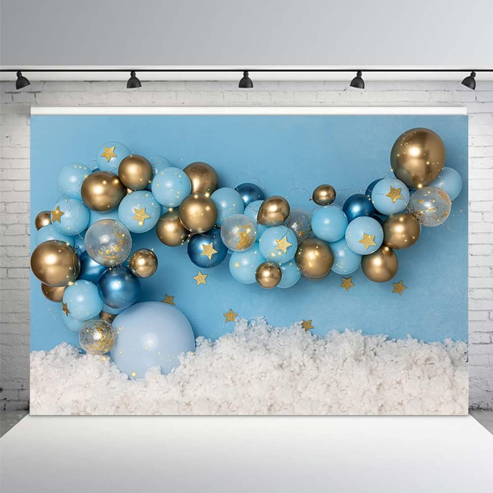 Boy Birthday Photography Background for Newborn Kids Portrait ...