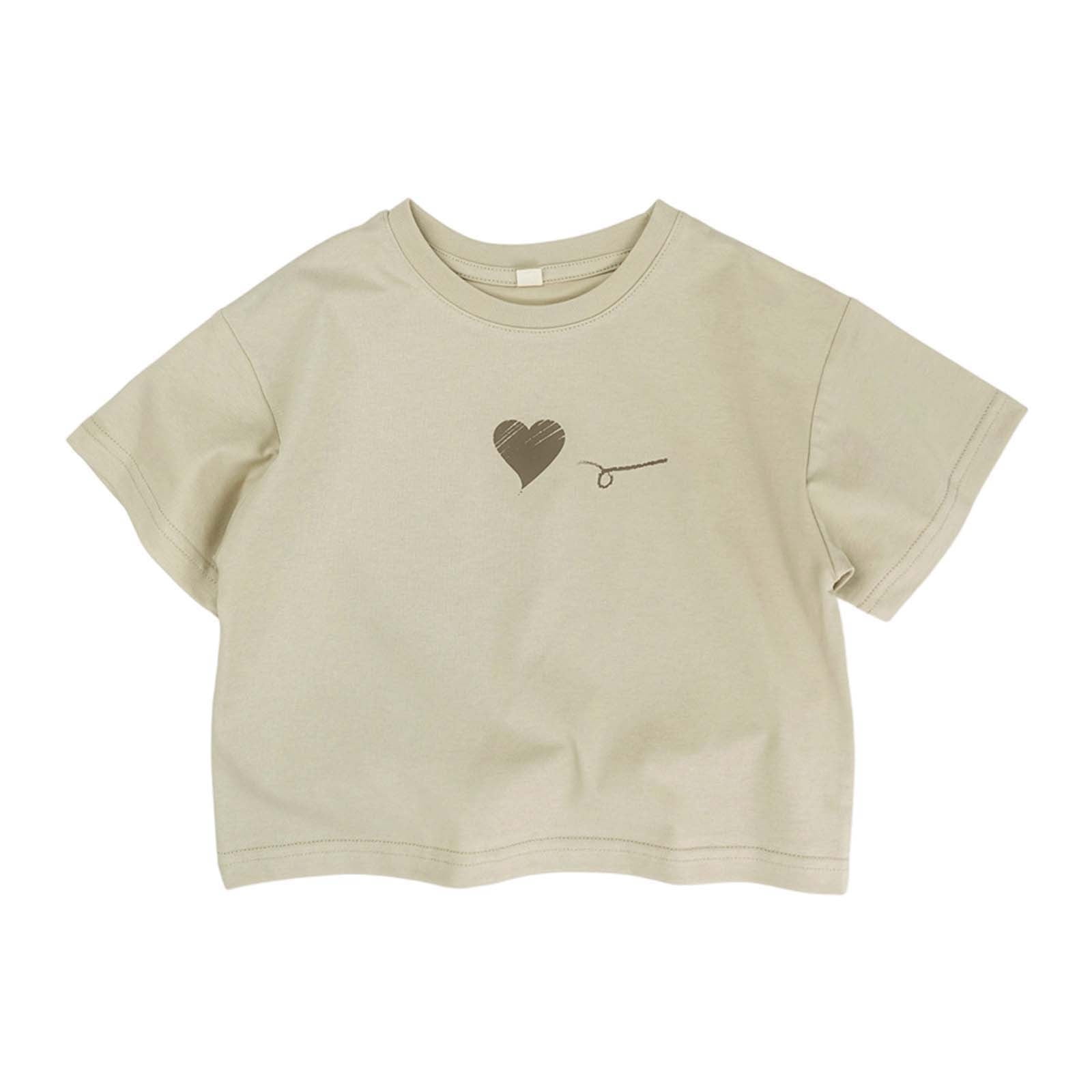 Boy Blouses Casual Kinder Cartoon Print Short Sleeve Thin Kids Clothing ...