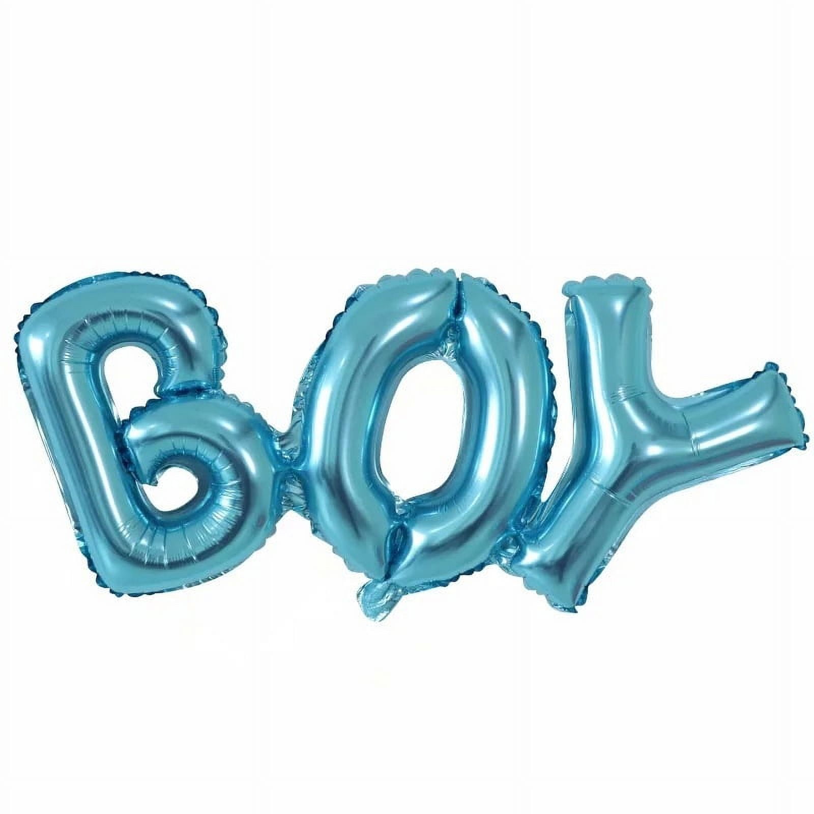 Boy Blue Letters Balloon Foil Mylar Celebration Balloon - Walmart.com