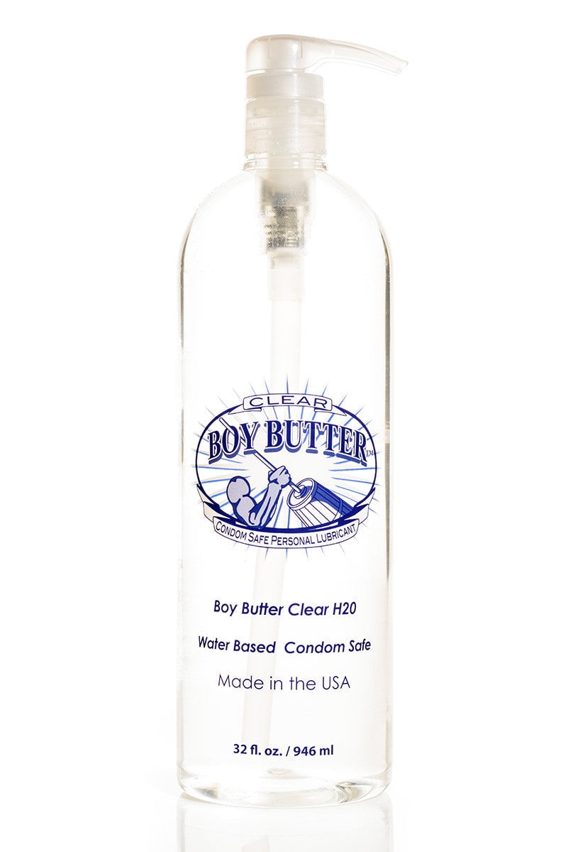 Boy Butter Clear Formula 32 oz - Silicone-Alternative Water Based ...