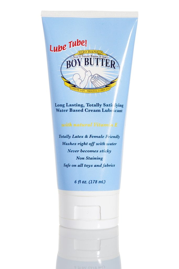 Boy Butter H2O Water Formula 6 oz – Latex-Safe Water Based Lubricant ...