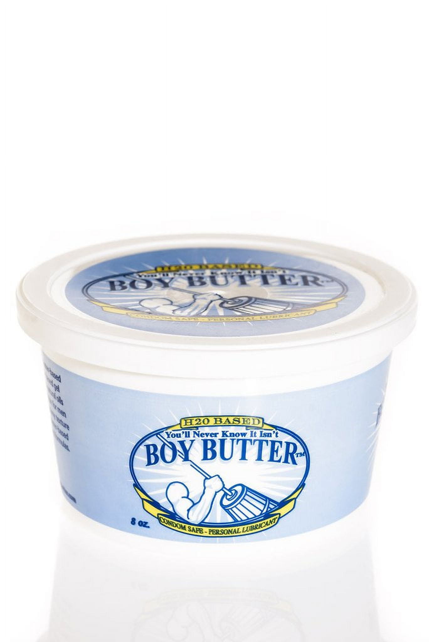 Boy Butter H2O Water Formula 8 oz – Latex-Safe Water Based Lubricant ...