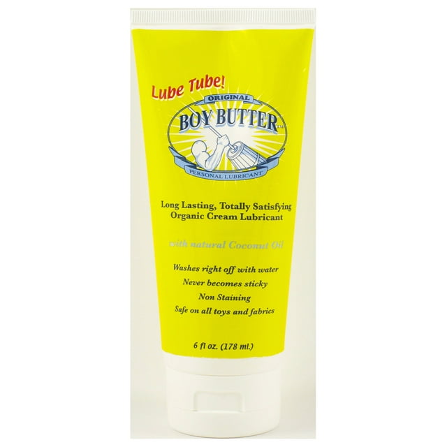 Boy Butter Original 6 oz – Non-Organic, Sexual Lubrication, Coconut Oil ...