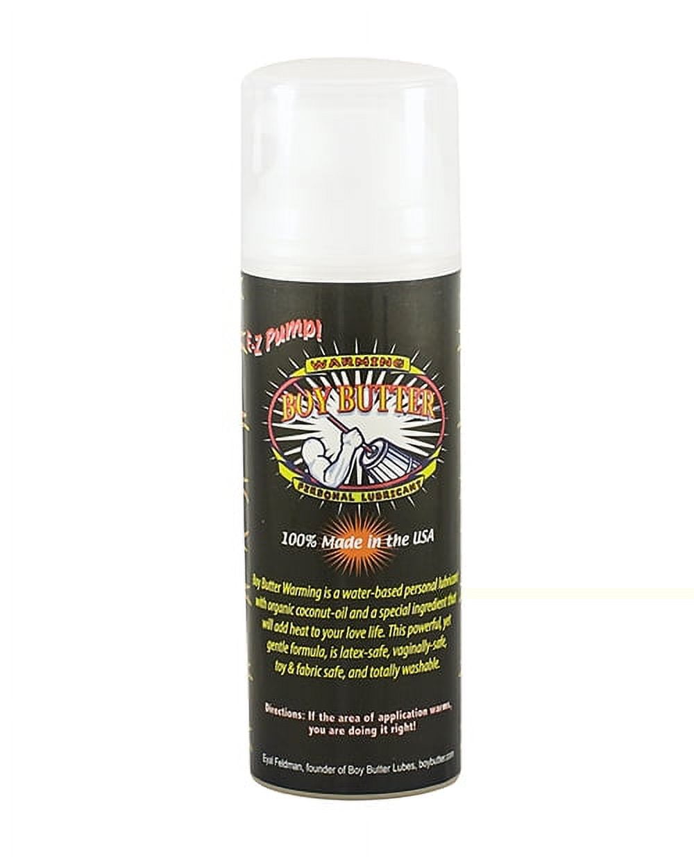 Boy Butter Warming Personal Lubricant Pump 5 oz. - Walmart.com