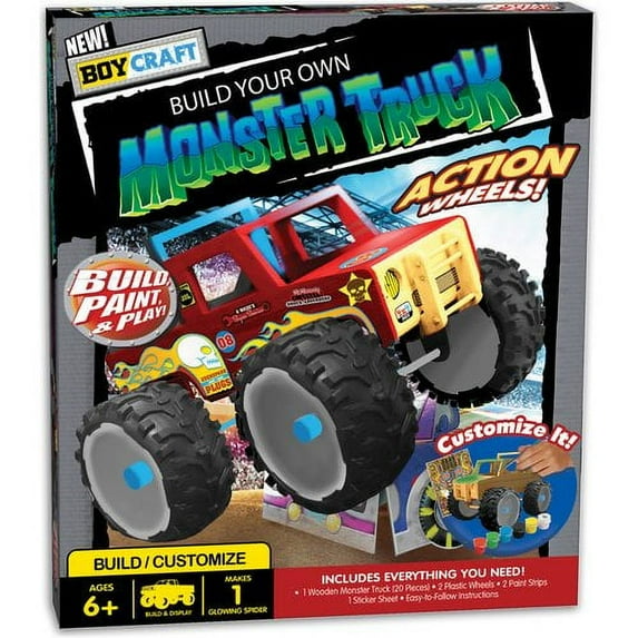 Boy Craft Build Your Own Monster Truck Kit, 1 Each - Walmart.com