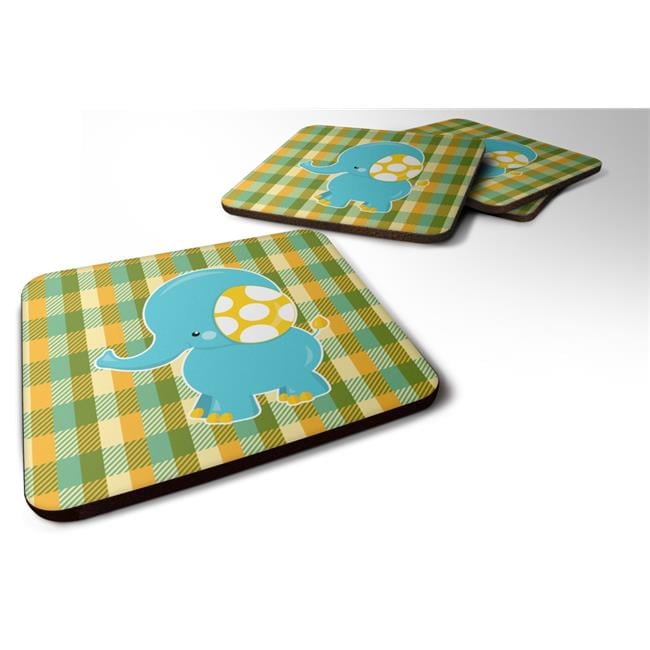 Boy Elephant Foam Coasters - Set of 4 - Walmart.com