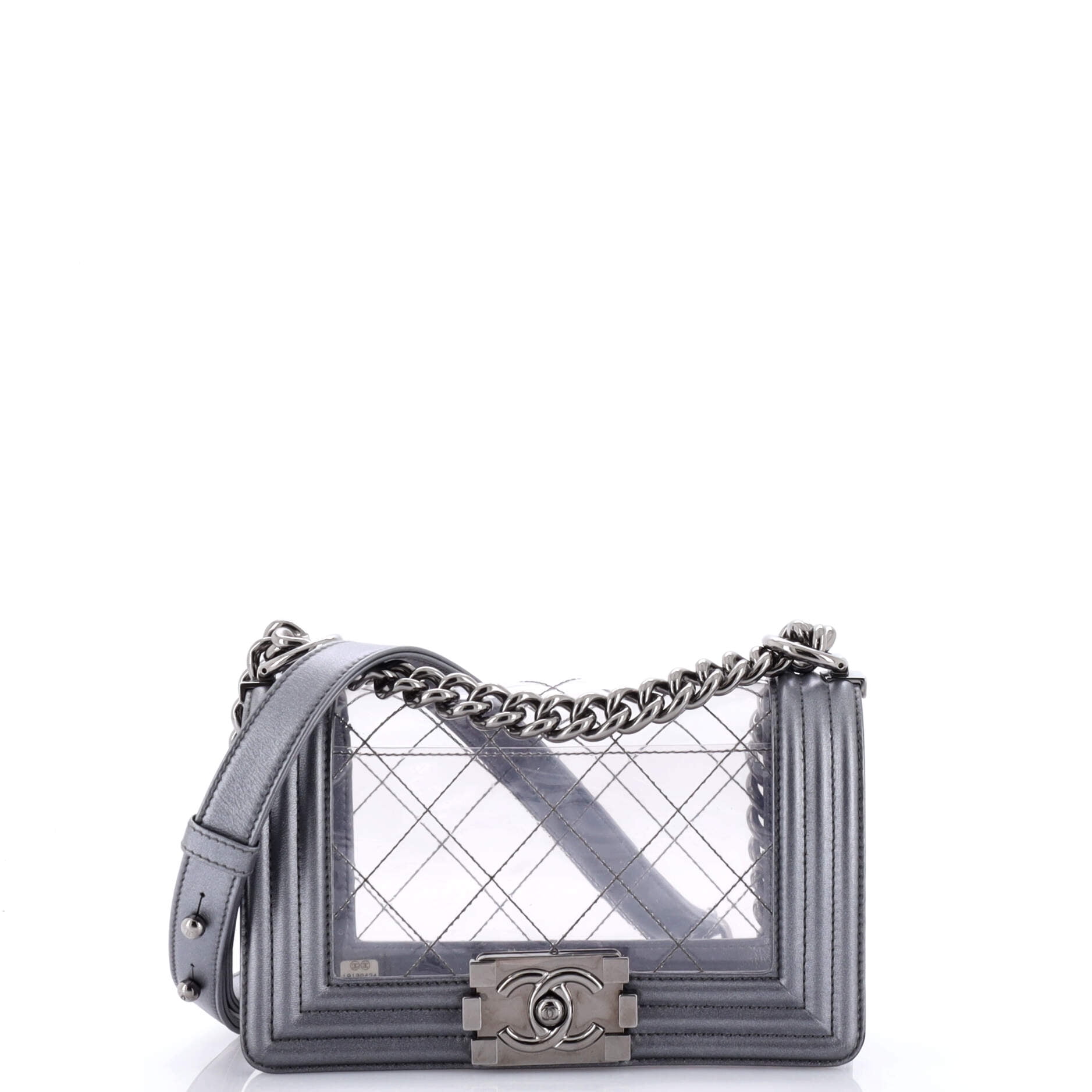 Pre-Owned Boy Flap Bag Quilted PVC and Calfskin Small By Rebag By Rebag ...