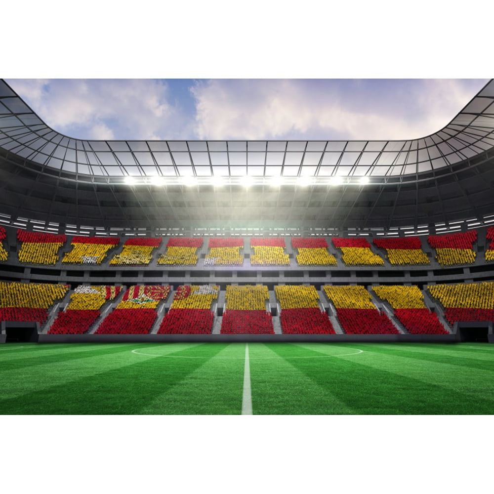 Boy Football Backdrop For Birthday Party Stadium Grassland Football ...