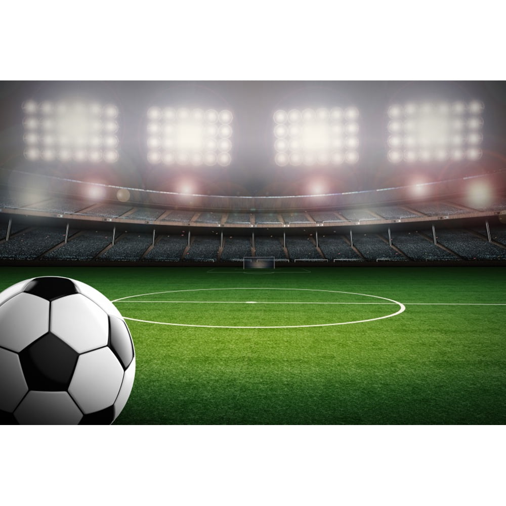 Boy Football Backdrop For Birthday Party Stadium Grassland Football ...