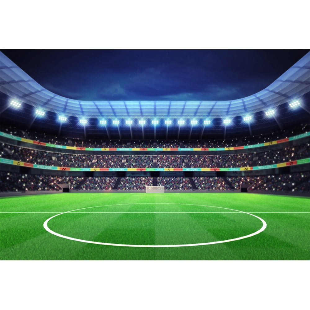 Boy Football Backdrop For Birthday Party Stadium Grassland Football ...