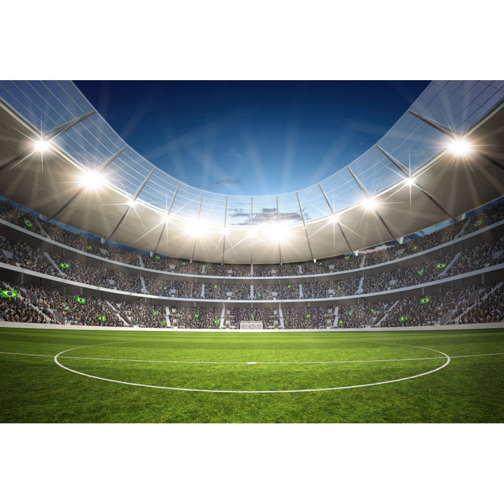 Boy Football Backdrop For Birthday Party Stadium Grassland Football ...