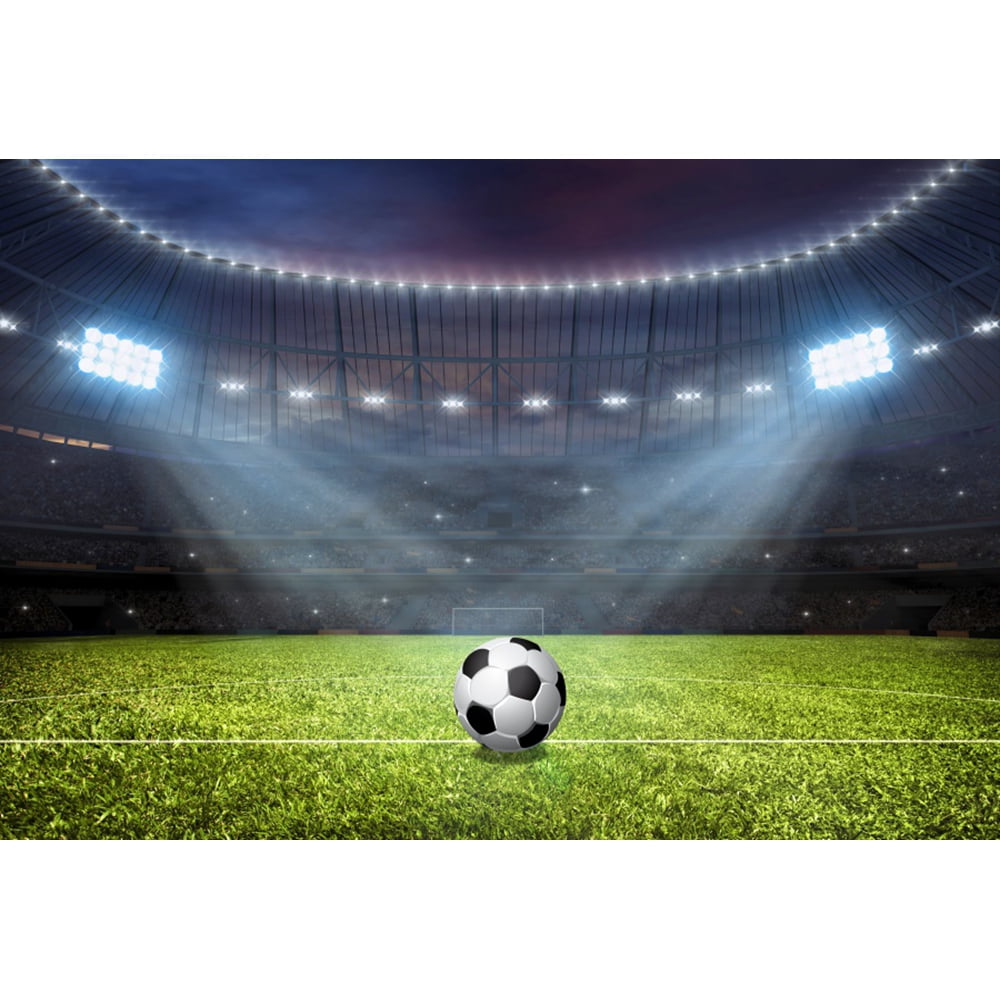 Boy Football Backdrop For Birthday Party Stadium Grassland Football ...