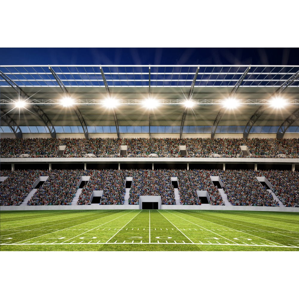 Boy Football Backdrop For Birthday Party Stadium Grassland Football ...