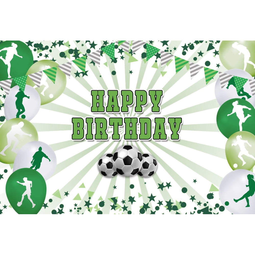 Boy Football Backdrop For Birthday Party Stadium Grassland Football ...