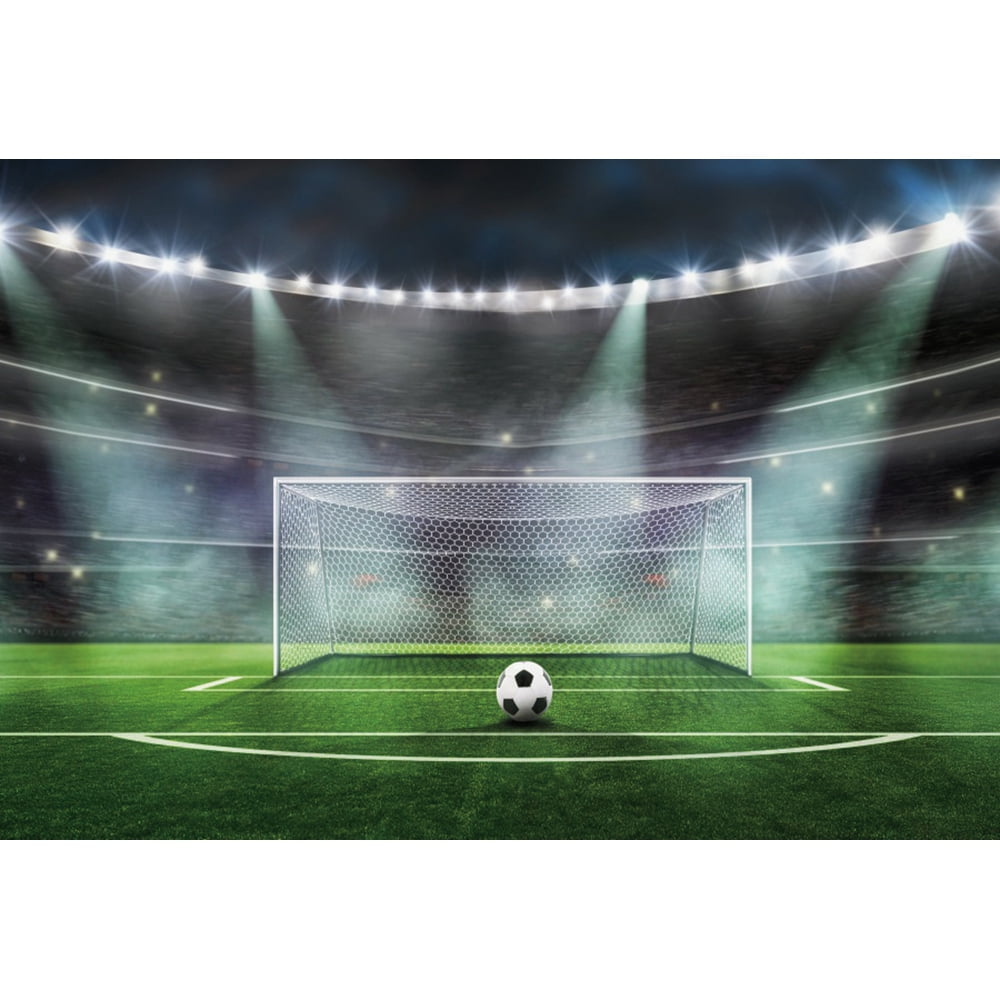 Boy Football Backdrop For Birthday Party Stadium Grassland Football ...