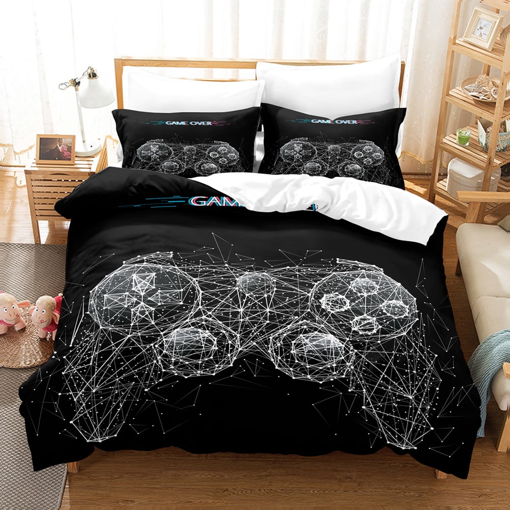 Boy Game Duvet Cover Full Size Gamepad Bedding Modern Gamer Comforter ...