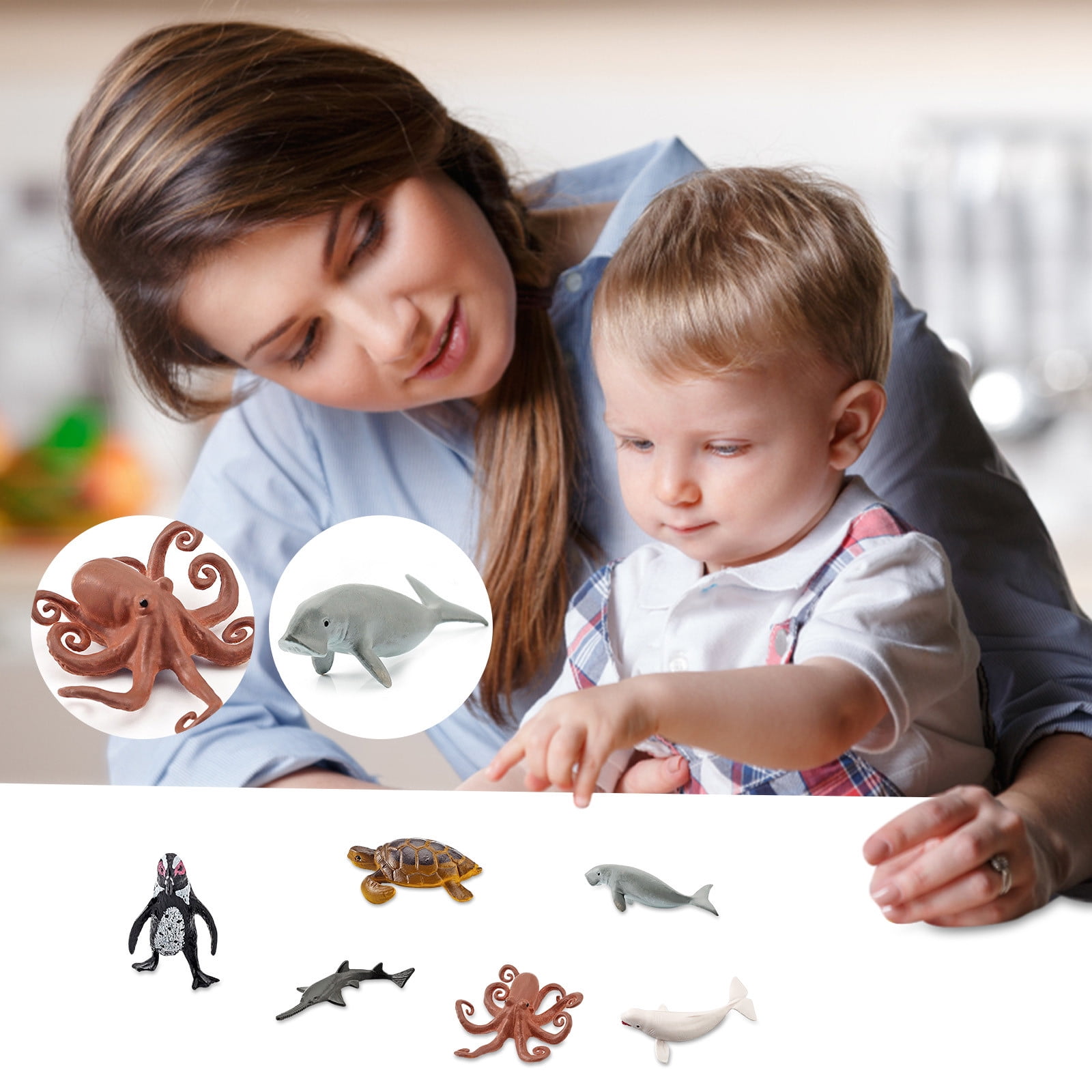 Boy Gift Toys For Boys Toddler Toy Marine Toy Trucks For Toddlers 1-3 ...