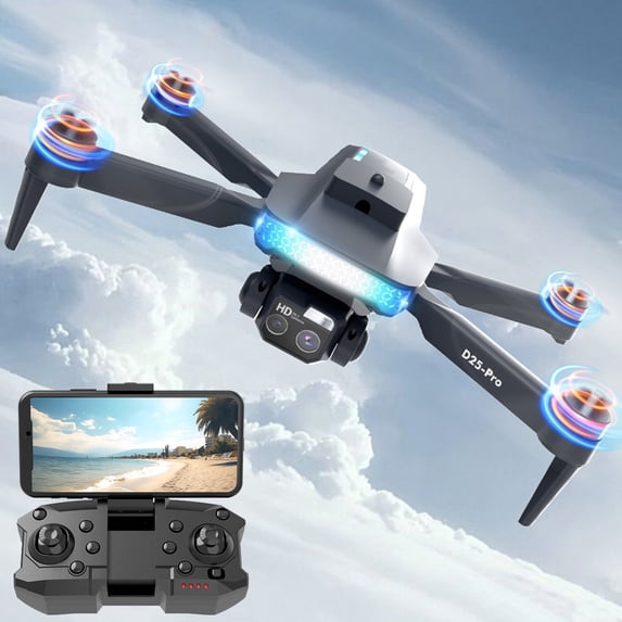 Boy Gifts, FPV Drone with ESC Camera Brushless Motor and Cool Lights ...